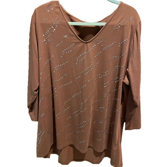 Susan Graver | Tops | 333 Womens Susan Graver Xl Detail Top | Poshmark